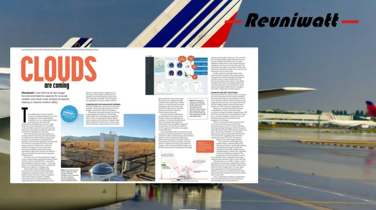 Meteorological conditions at airports detected by infrared skycams